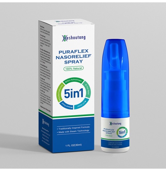 PuraFlex NasoRelief Spray|Market Proven Herbal Nasal & Pain Relief